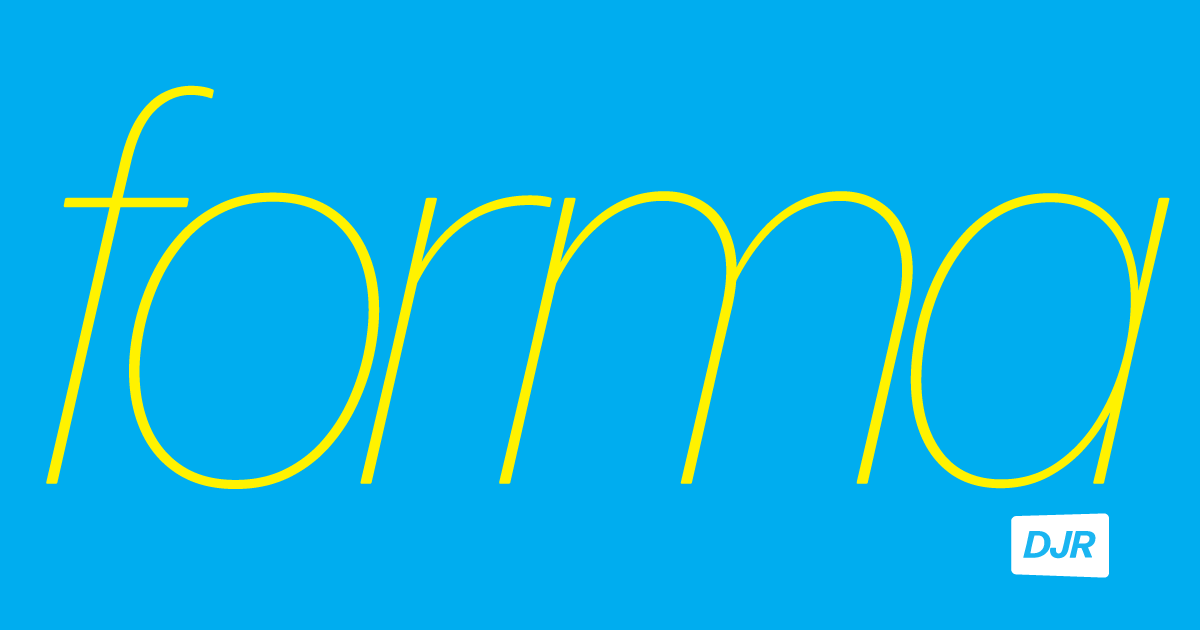 More-ma! Forma DJR gets new weights and variable fonts | David Jonathan ...