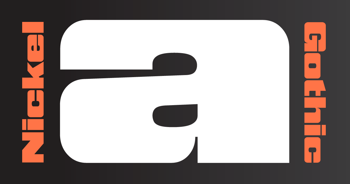 April’s font of the month: Nickel Gothic v2 | David Jonathan Ross